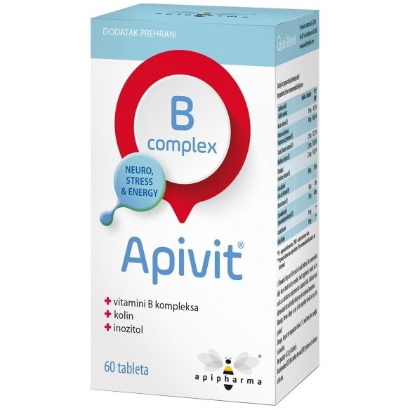 Apipharma Apivit B Complex 60 tableta