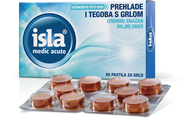 Isla® medic acute 20 pastila