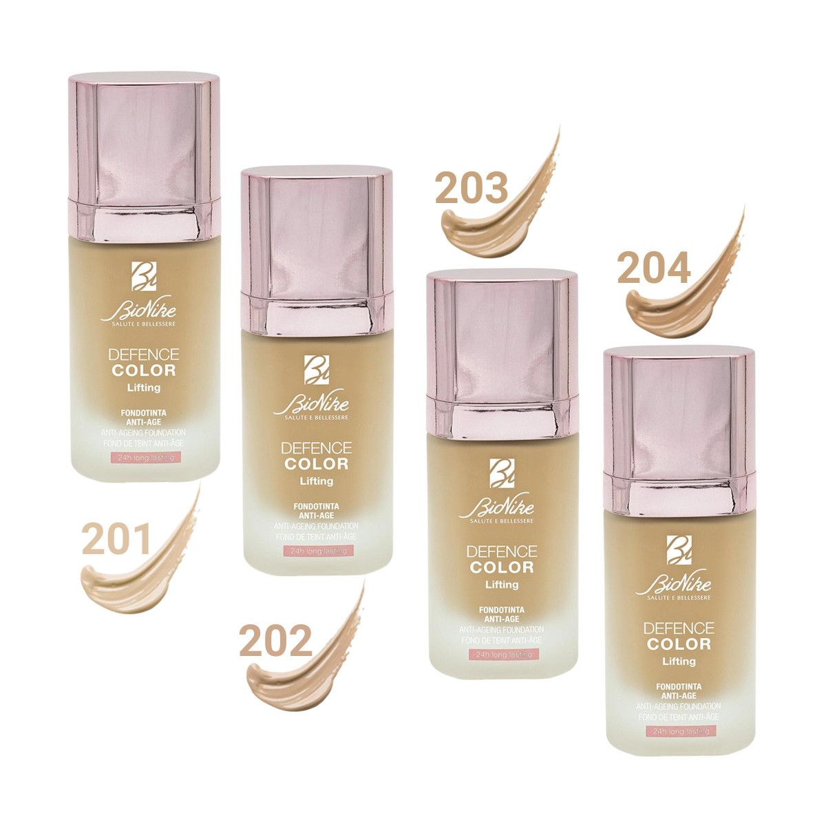 BioNike DEFENCE COLOR LIFTING anti-aging tekući puder SPF15 203-SABLE 30 ml