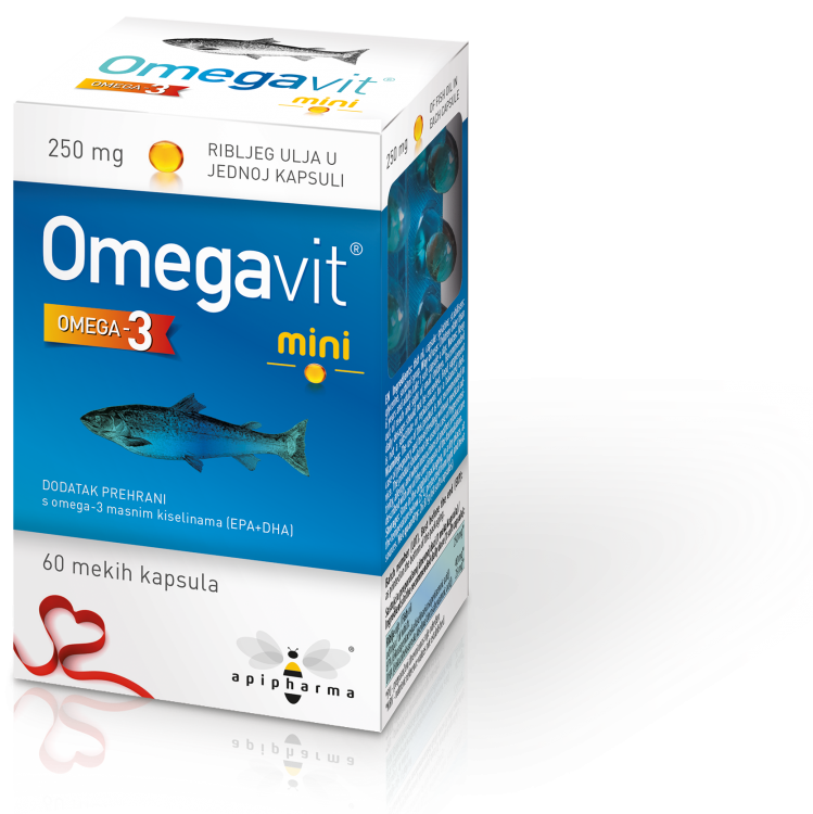 Apipharma Omegavit mini 60 kapsula