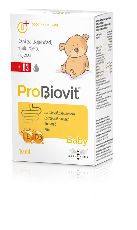 Apipharma Probiovit baby+D3 vitamin kapi 10 ml