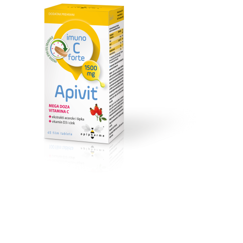 Apipharma Apivit Imuno Forte C 1500mg 45 tableta