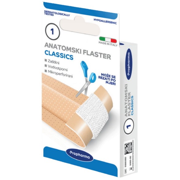 Flaster Classics za rane 1mX6cm Propharma