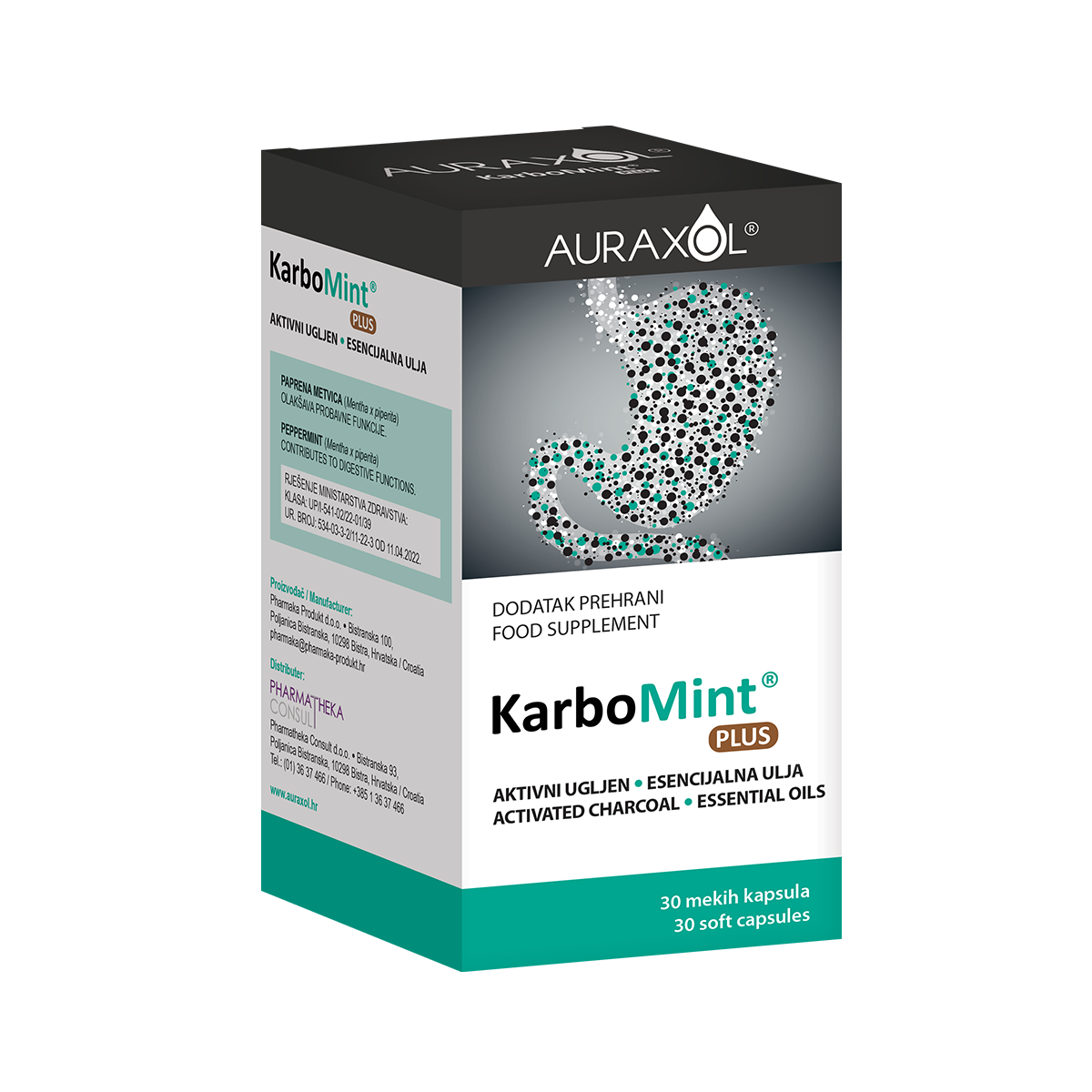 AURAXOL® KarboMint PLUS® 30 kapsula