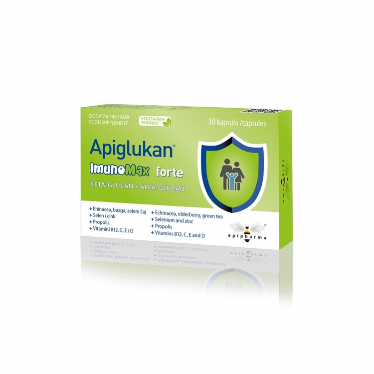 Apipharma Apiglukan® Imunomax forte 30 kapsula