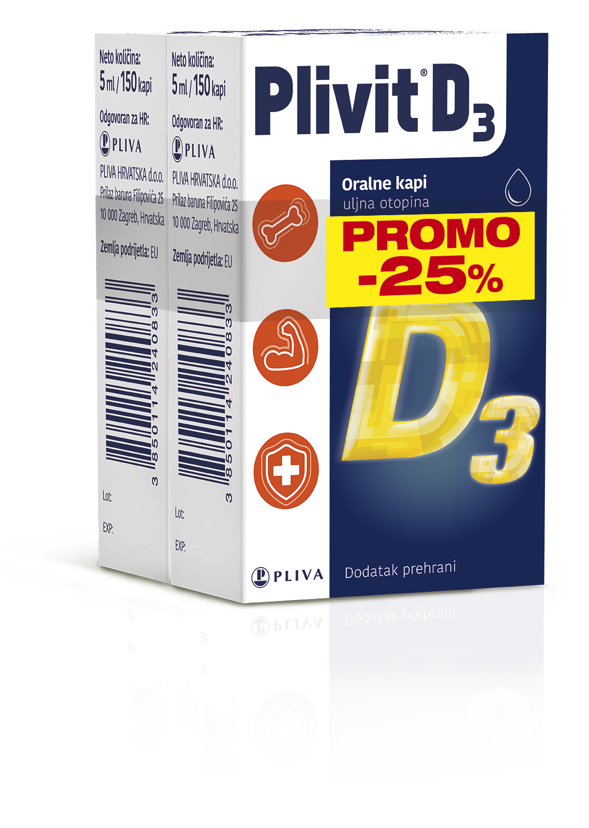 Plivit D3 oralne kapi 5 ml Promo
