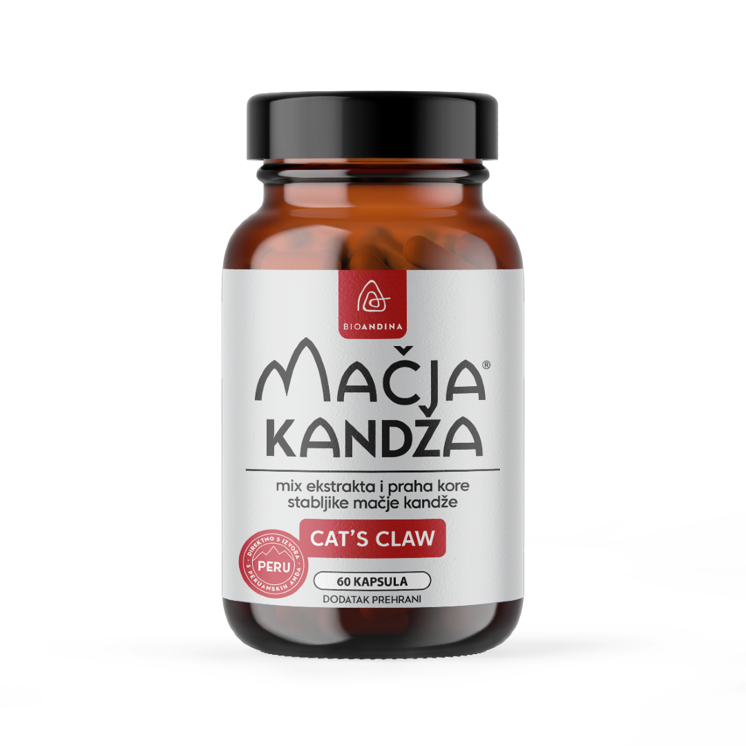 Bioandina Mačja kandža – Cat’s claw 60 kapsula