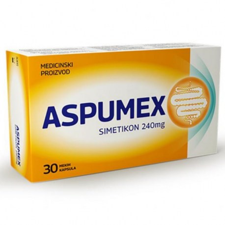 Aspumex Simetikon 240 mg 30 mekih kapsula