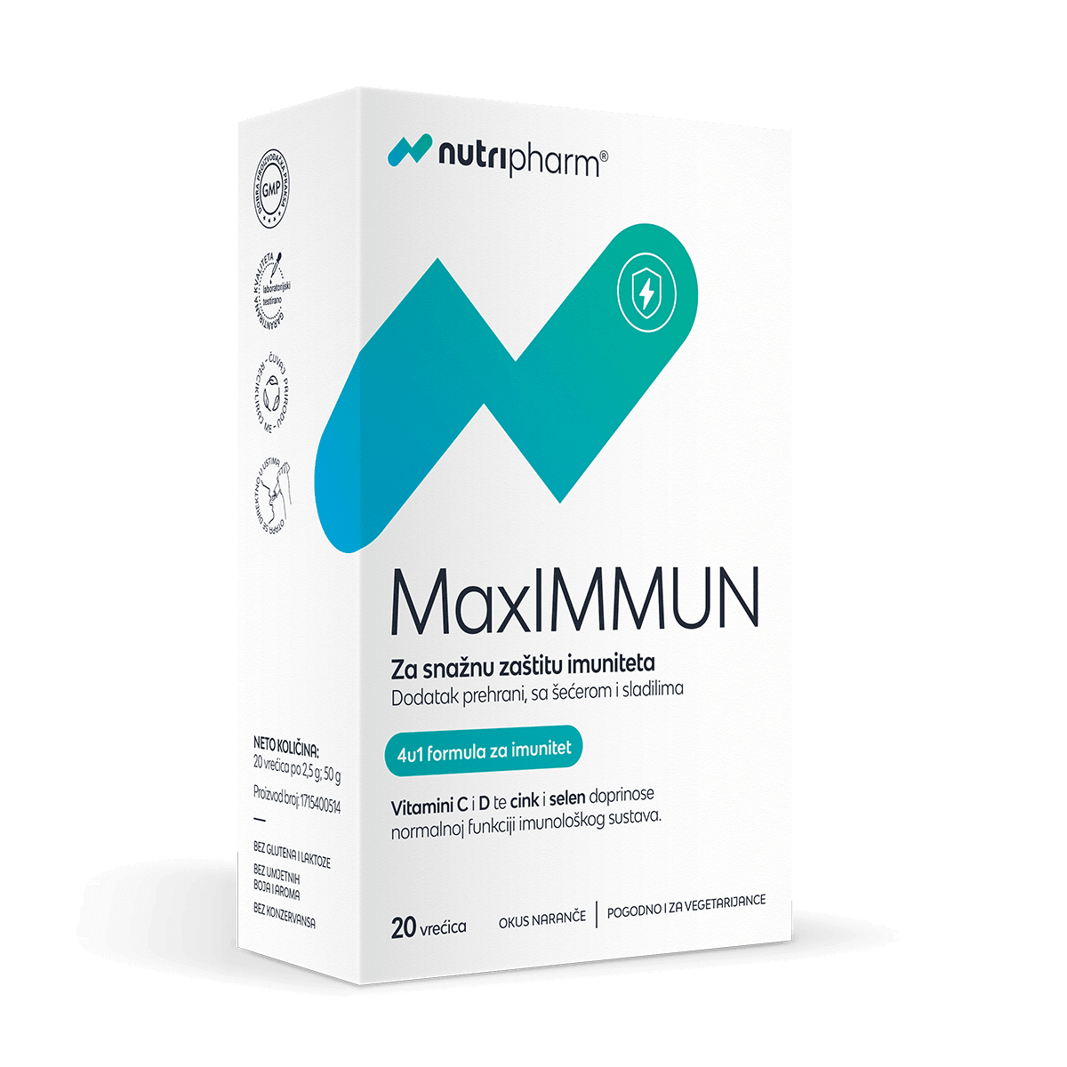 Nutripharm Maximmun vrećice 20 komada