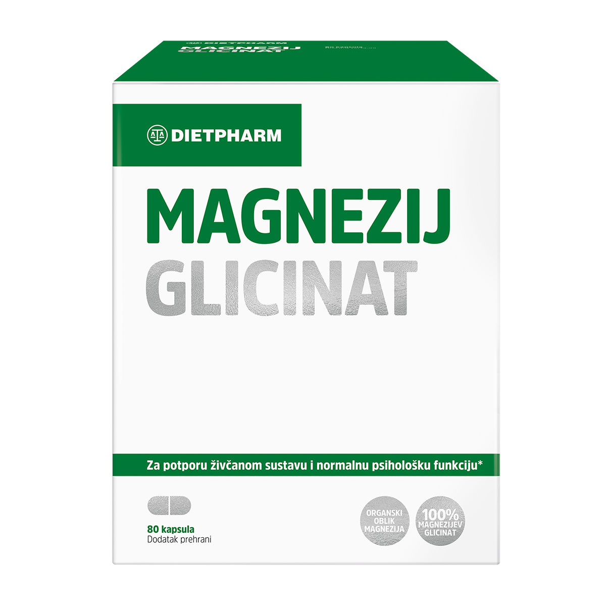 Dietpharm Magnezij Glicinat 80 kapsula