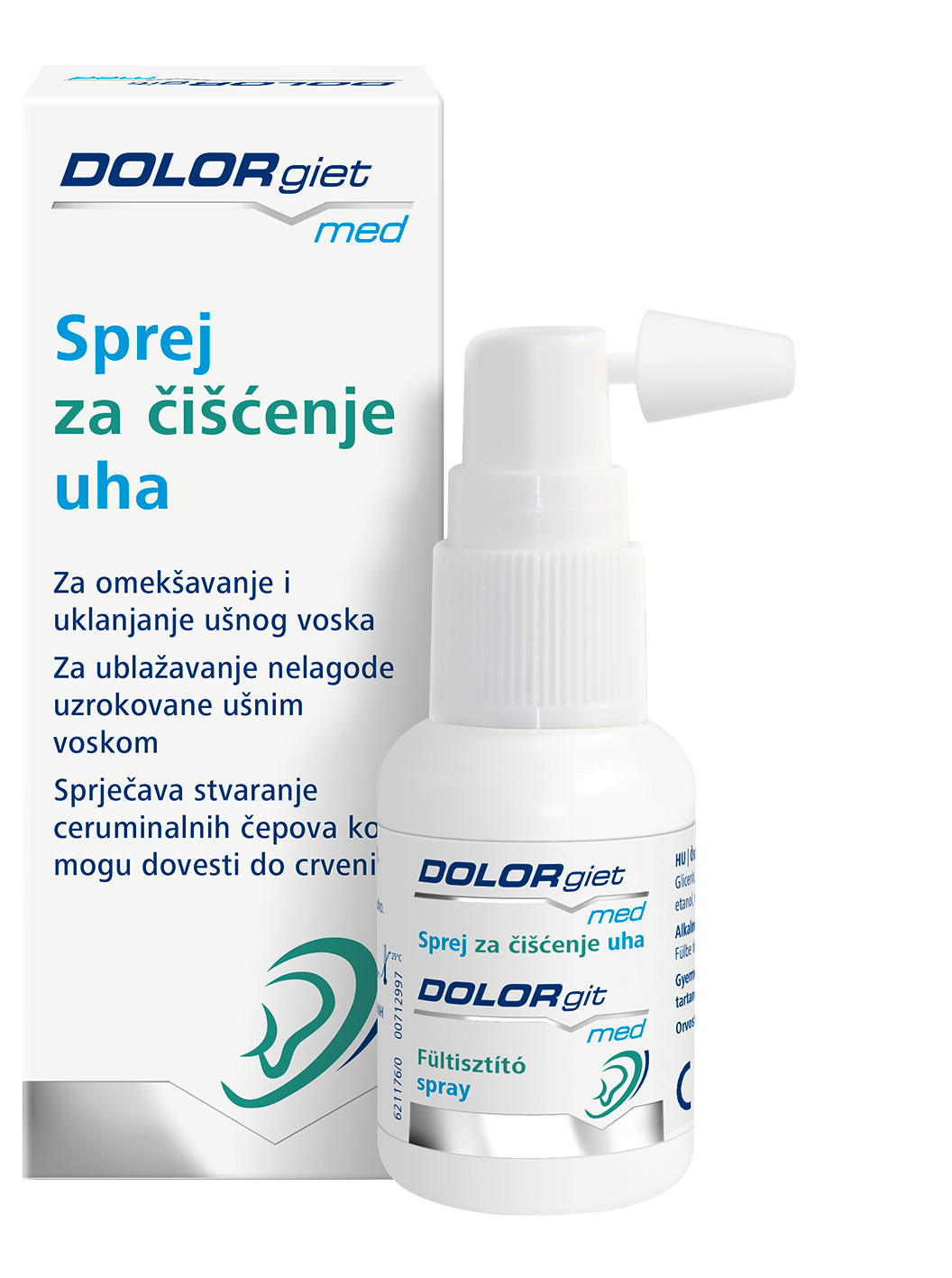 Dolorgiet med Sprej za čišćenje uha 20ml