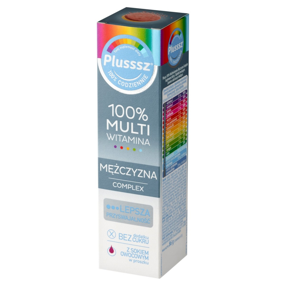 Plusssz 100% Multivitamin MAN Complex 20 šumećih tableta