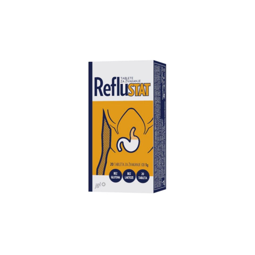 RefluSTAT tablete za žvakanje 20 komada