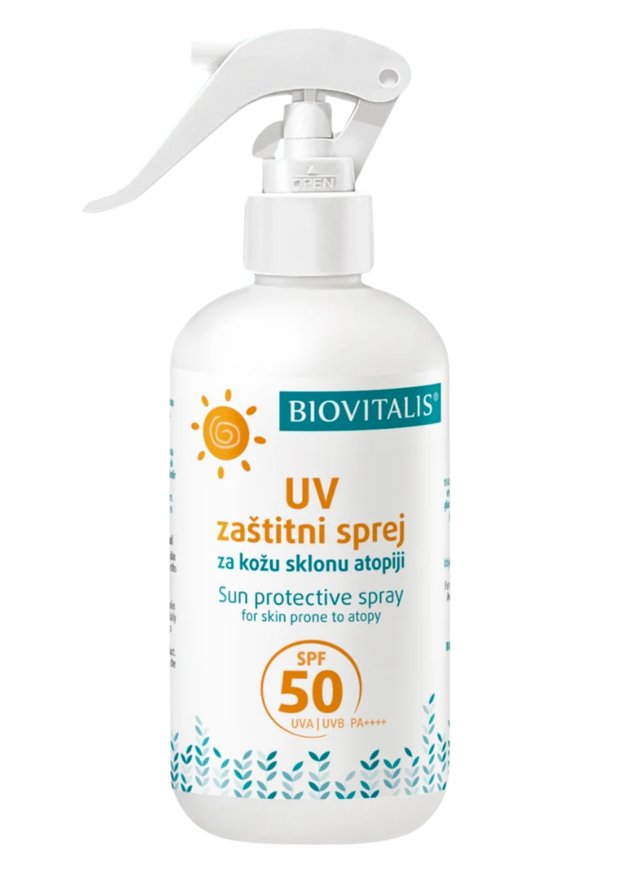Biovitalis UV Zaštitni sprej za kožu sklonu atopiji SPF50 250 ml