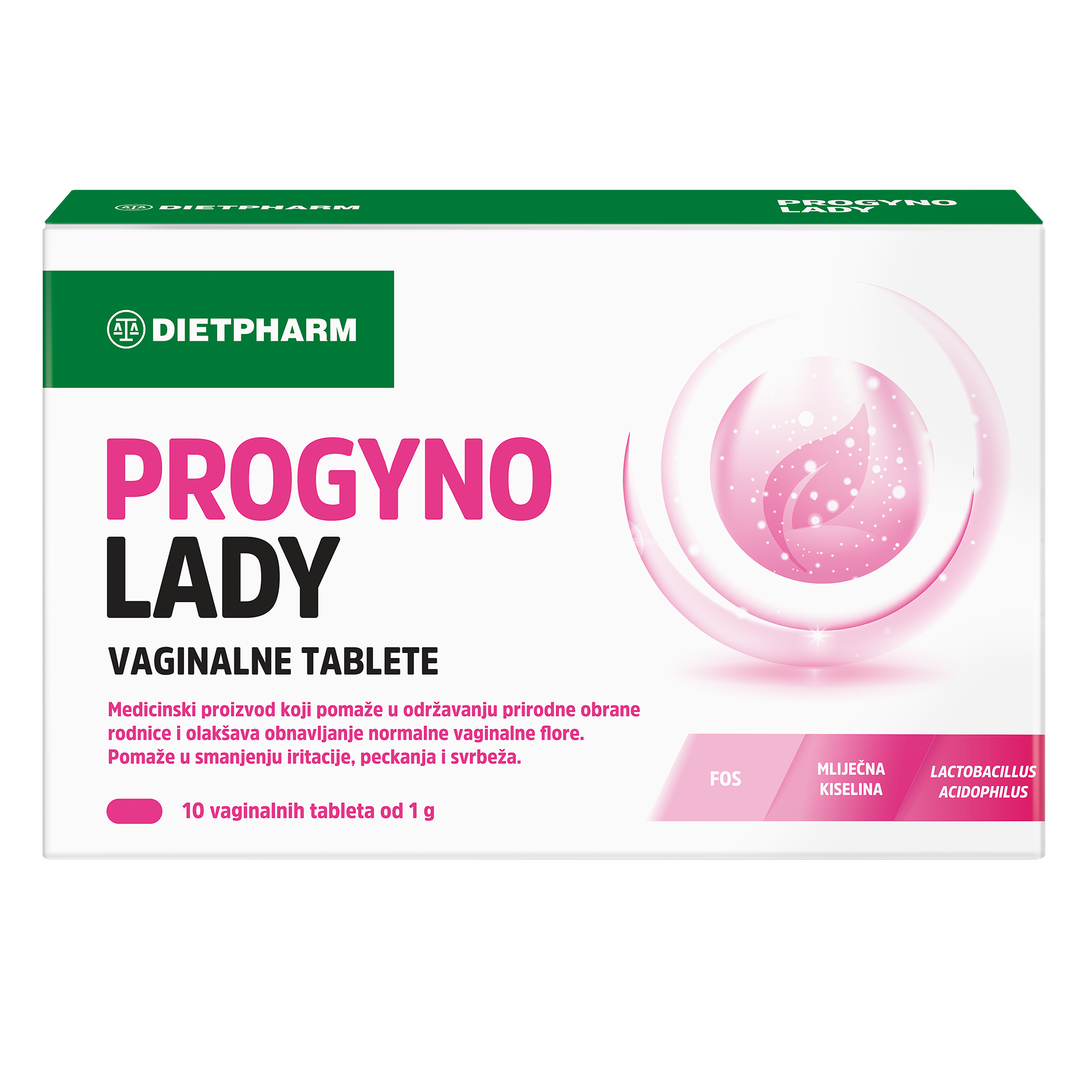 Dietpharm Progyno Lady vaginalne tablete 10 komada