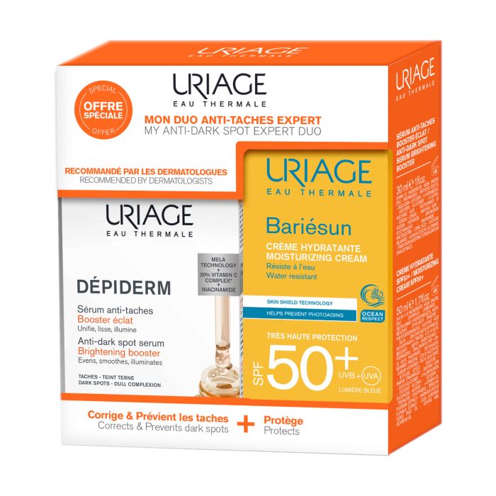 Uriage Depiderm booster serum 30 ml + GRATIS Bariesun hidratantna krema SPF50+ 50 ml