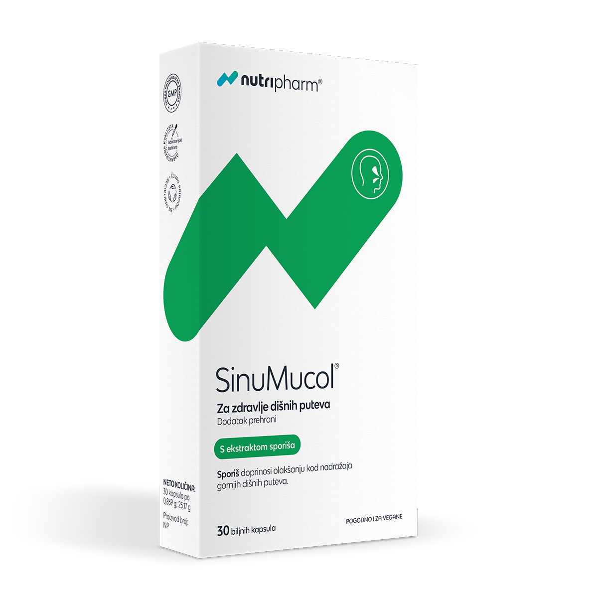 Nutripharm® SinuMucol® kapsule 30 komada