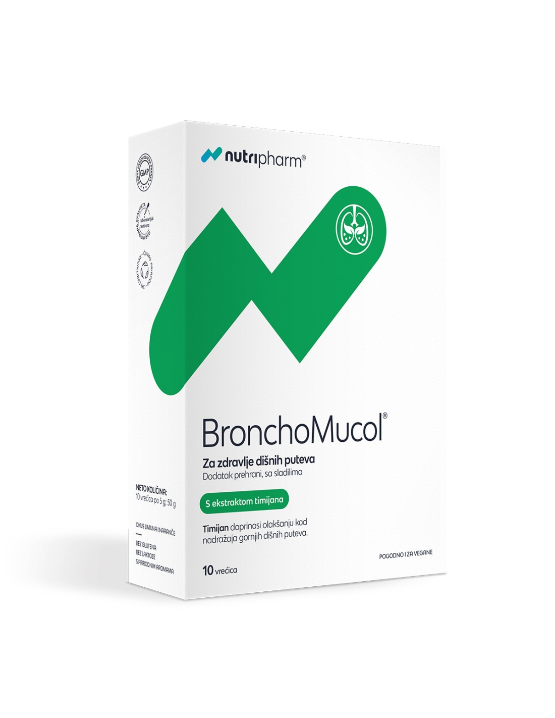 Nutripharm BronchoMucol 10 vrećica