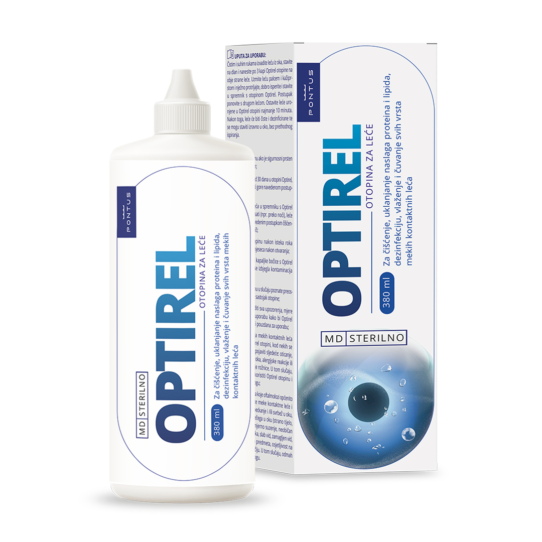 Optirel otopina za leće 380 ml