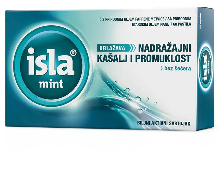 Isla® mint pastile 60 komada