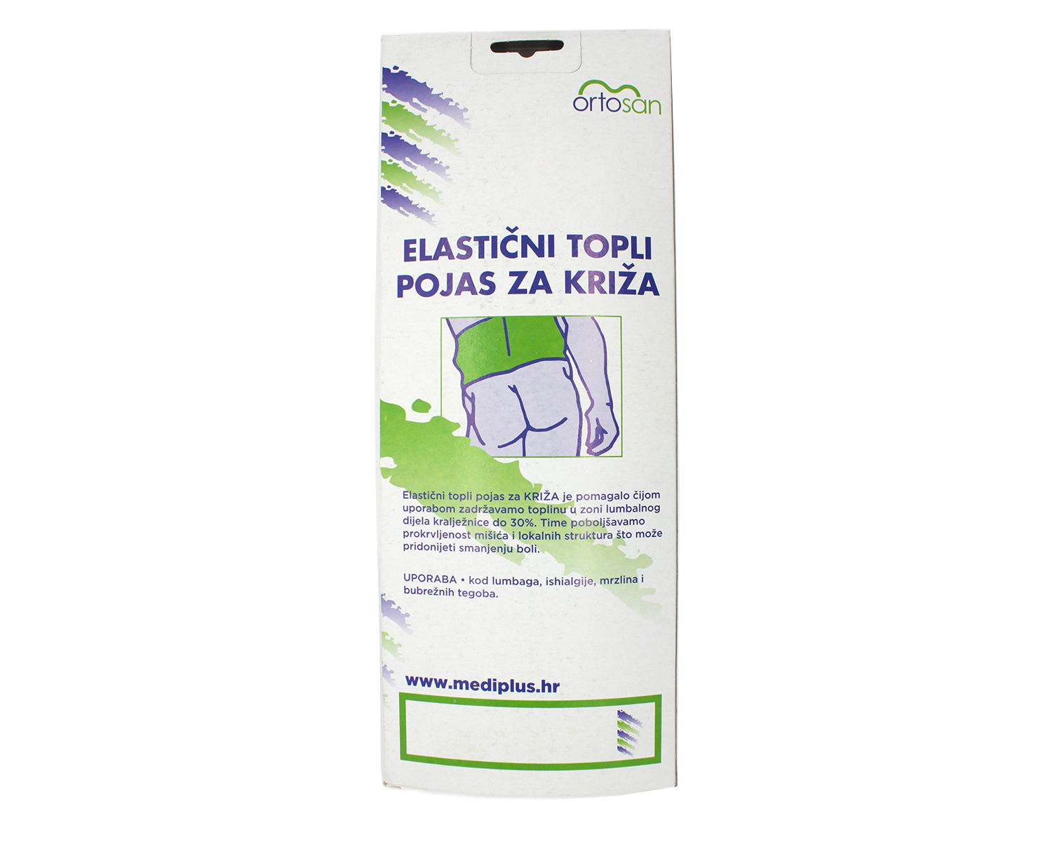 Ortosan elastični topli pojas za križa VELIČINA 1